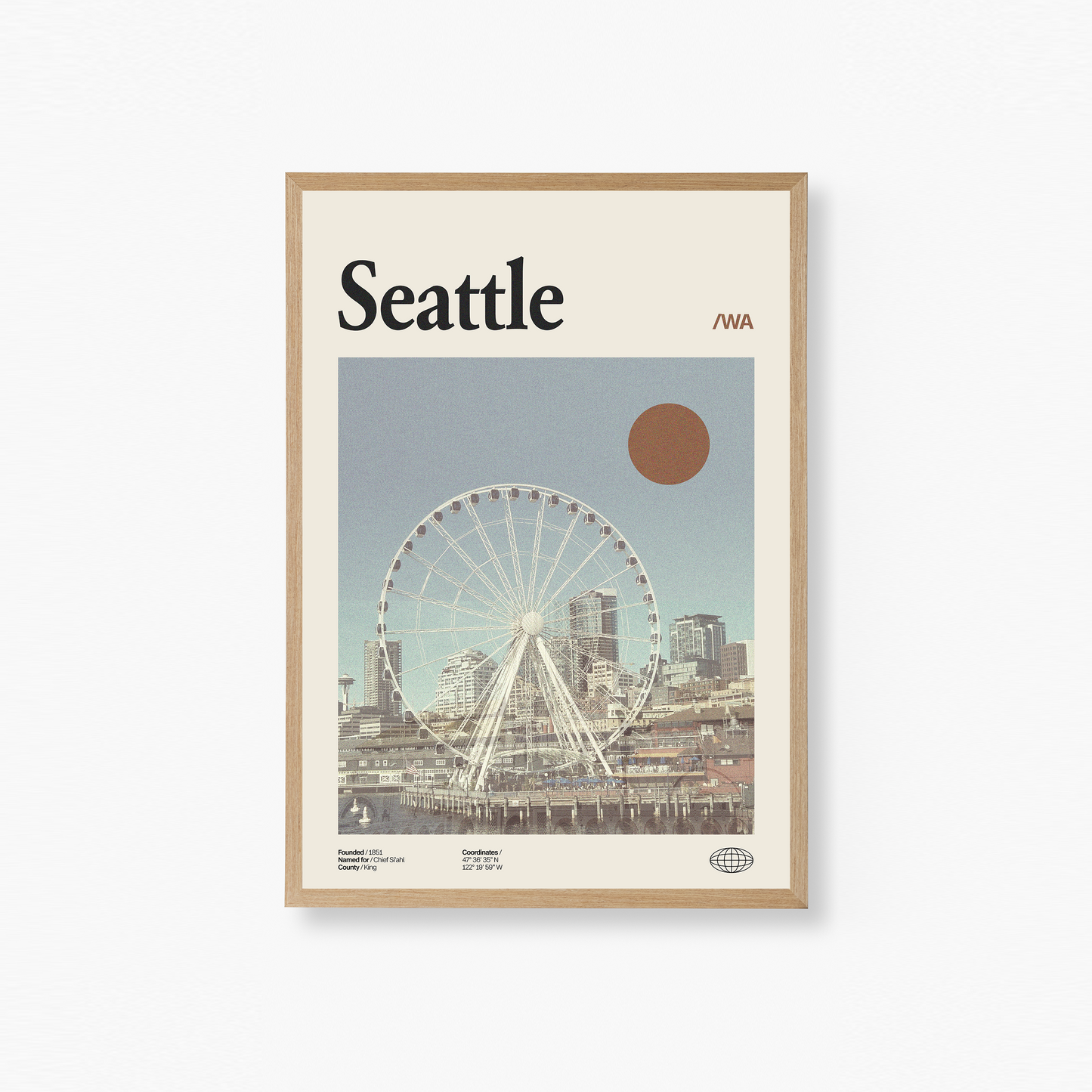 Seattle, Washington Poster – Deinspar