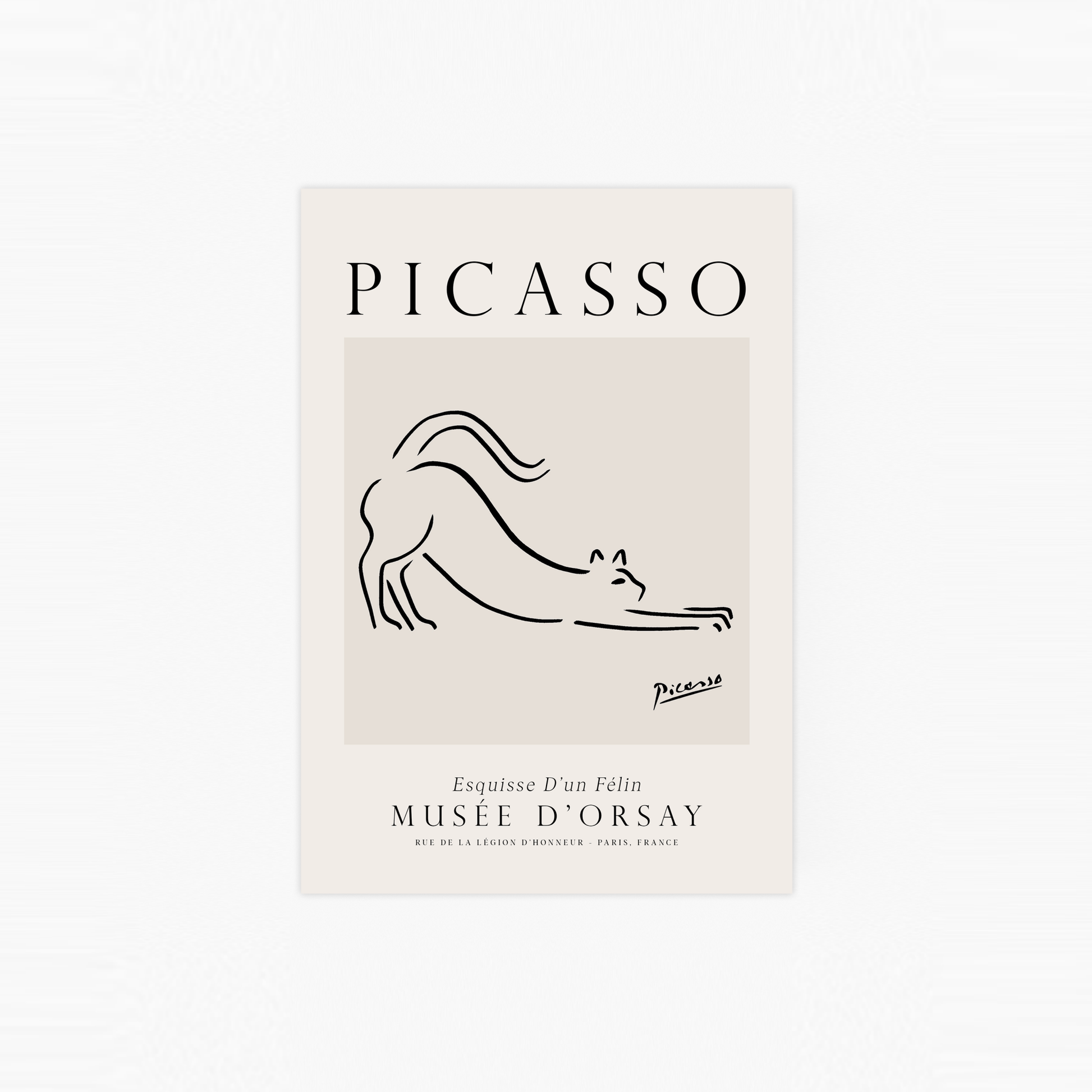 Picasso The Cat Poster – Deinspar